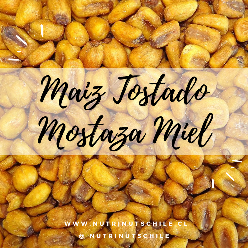 Maíz Tostado Mostaza Miel – NutriNutsChile